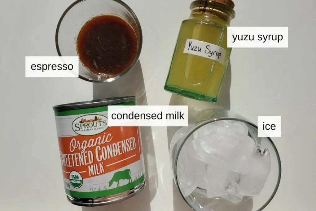 Creamy Iced Yuzu Coffee (3 Ingredients!)